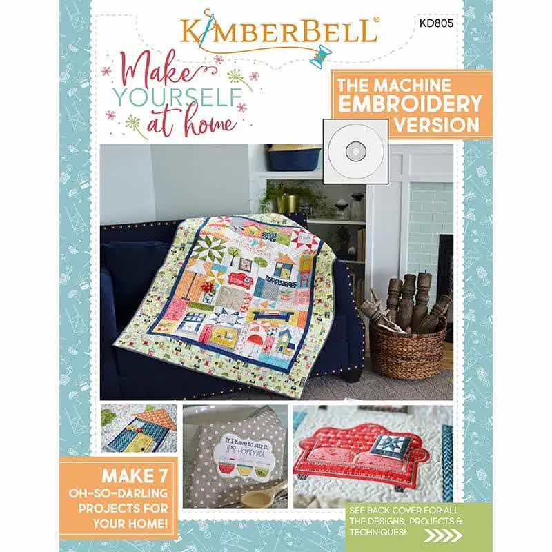 Sew Creative Cottage: Make Yourself At Home Machine Embroidery Cd